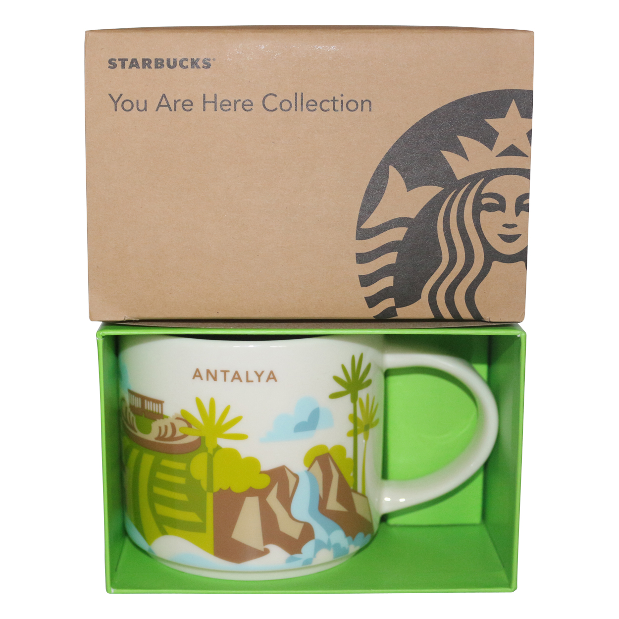 Starbucks You Are Here Collection Antalya Turkey Coffee Mug - LEKOMKA